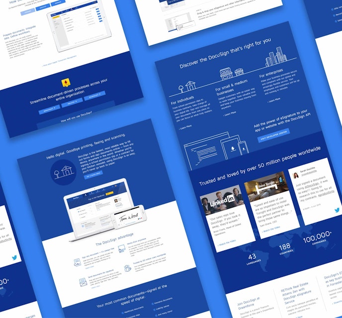 DocuSign Website Design + CRO | Active Ingredients