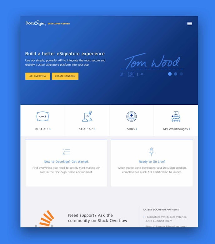 DocuSign Website Design + CRO | Active Ingredients